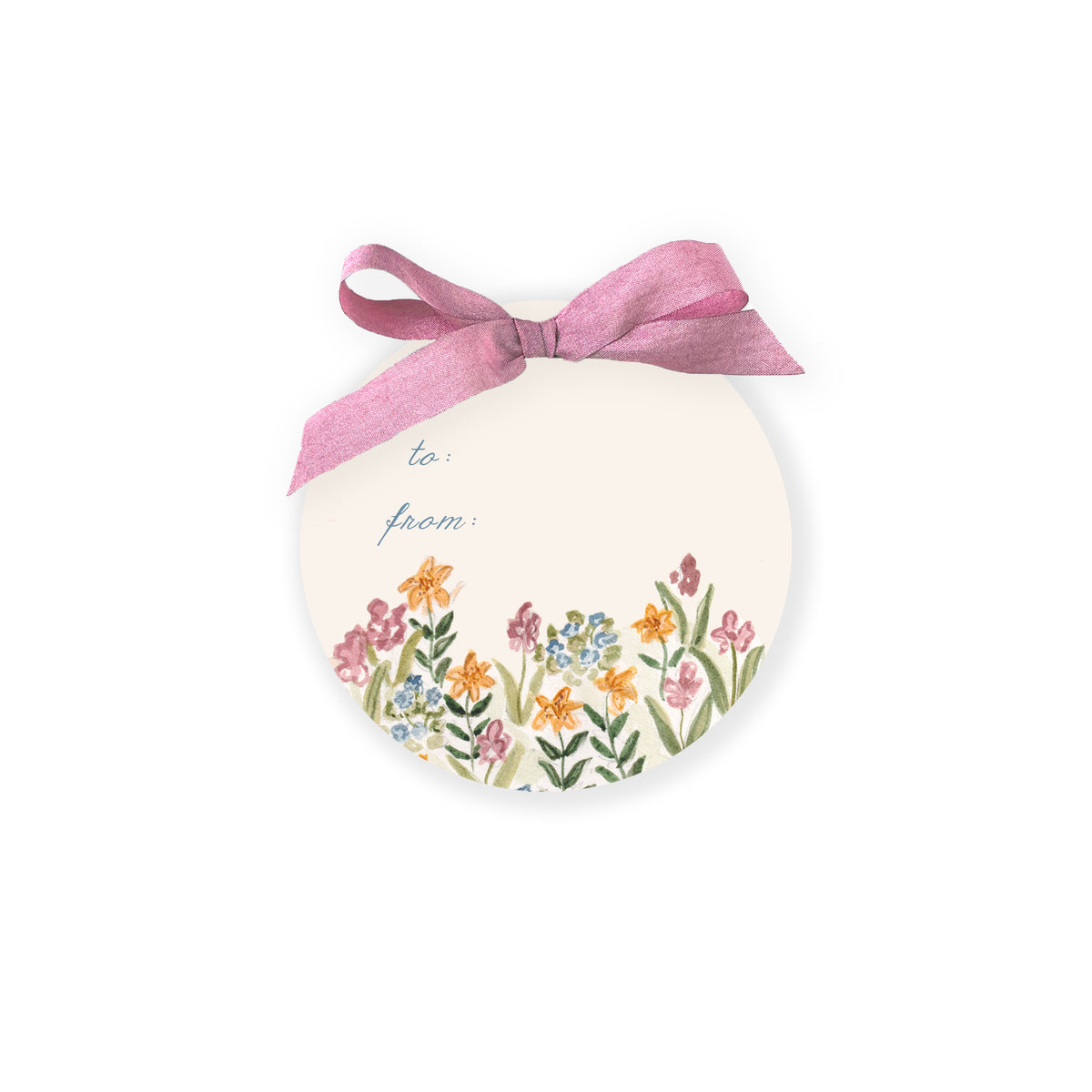 Christmas Floral Gift Tags – The Illustrated Life