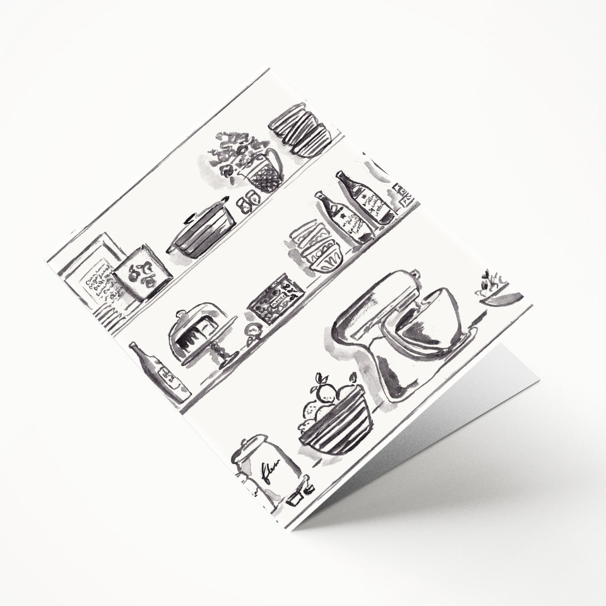 Black Kitchen Shelves File Folder – The Illustrated Life