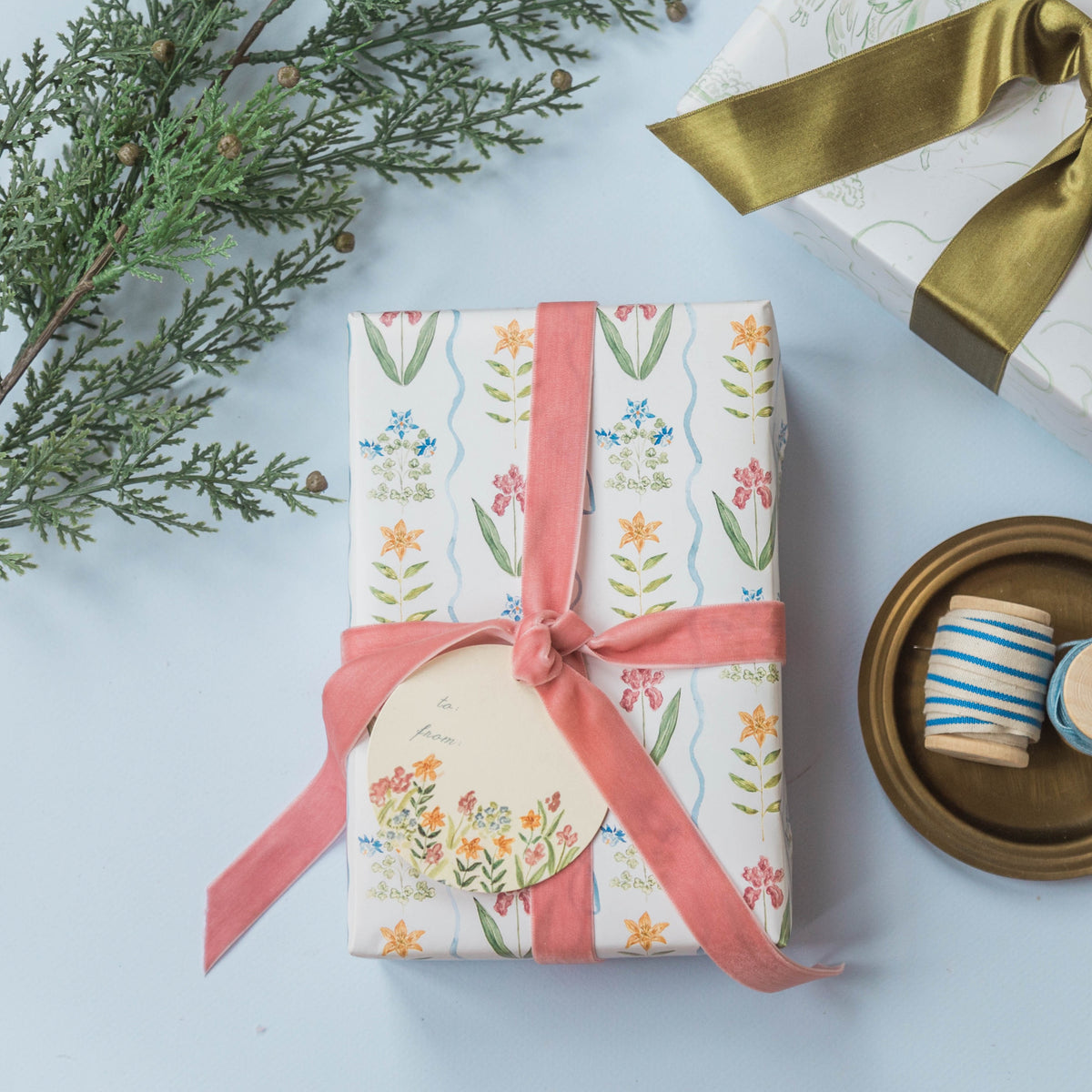 Tapestry Floral Gift Wrap – The Illustrated Life