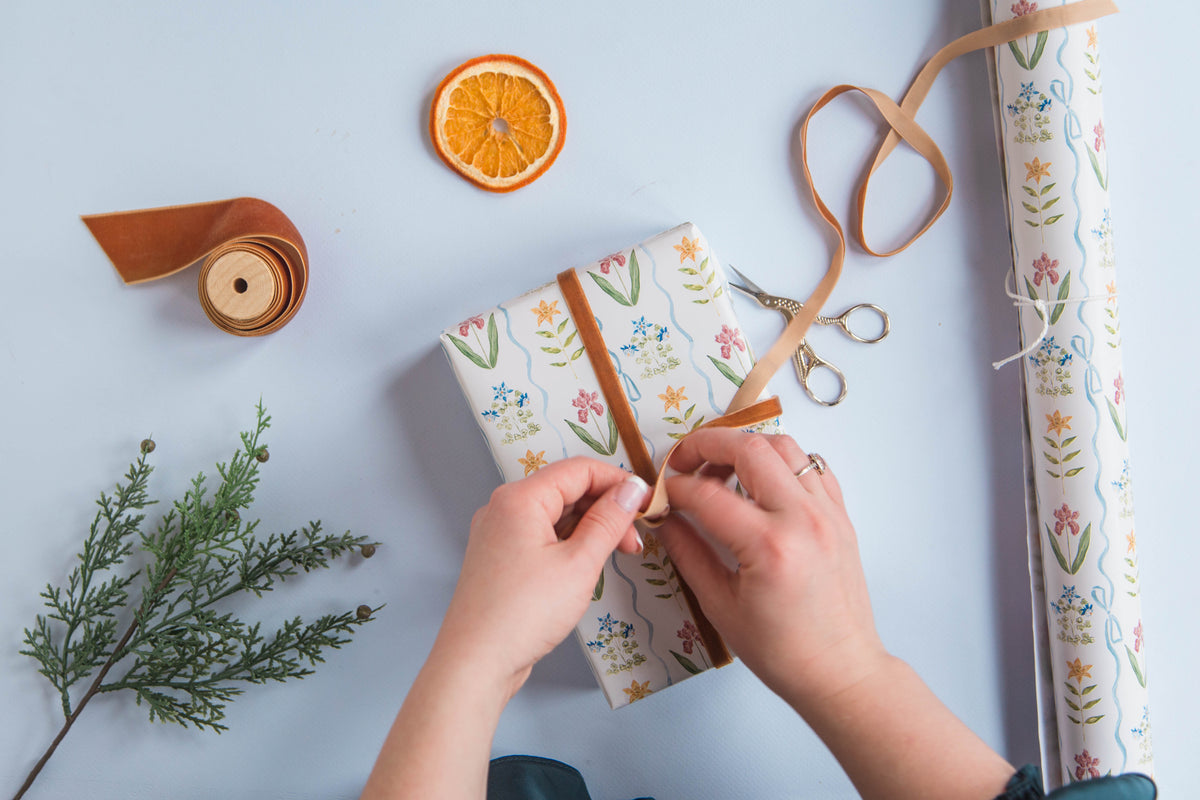 Tapestry Floral Gift Wrap – The Illustrated Life