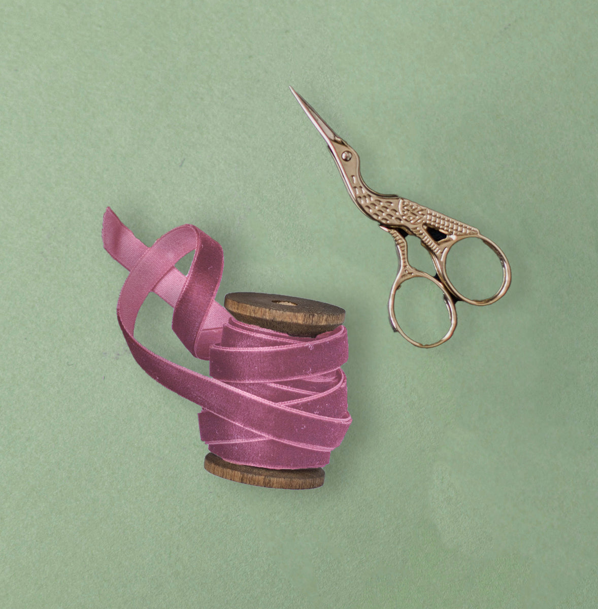 Velvet Ribbon - Sugared Plum – The Illustrated Life