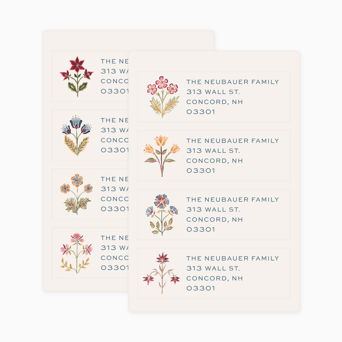 Block Print Address Labels – The Illustrated Life