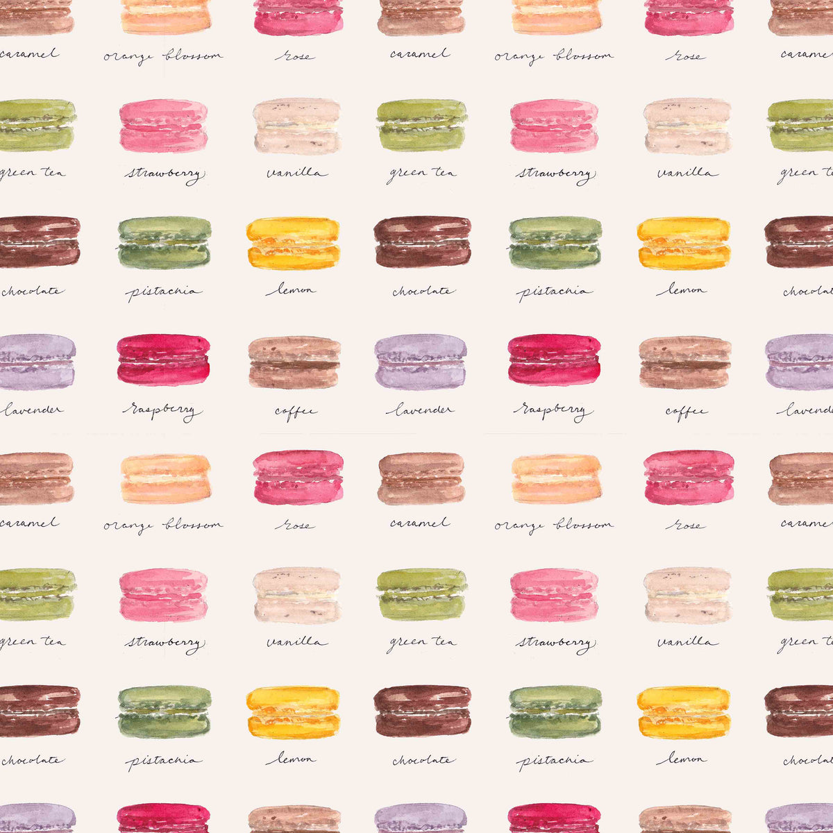 Macarons Wrapping Paper – The Illustrated Life